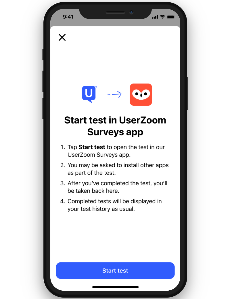 Taking UserZoom tests in the UserTesting mobile app – Contributor ...